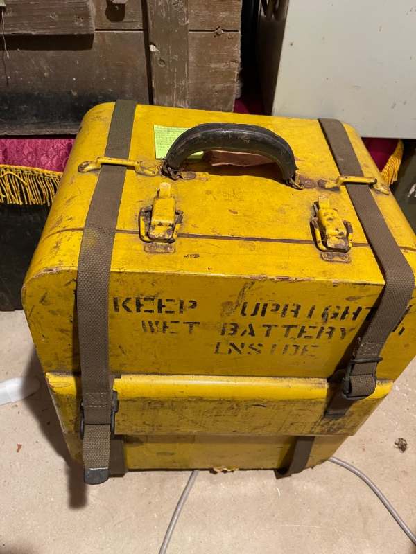 SOS life raft radio from named Liberty Ship - NAVAL SEA SERVICE GEAR ...