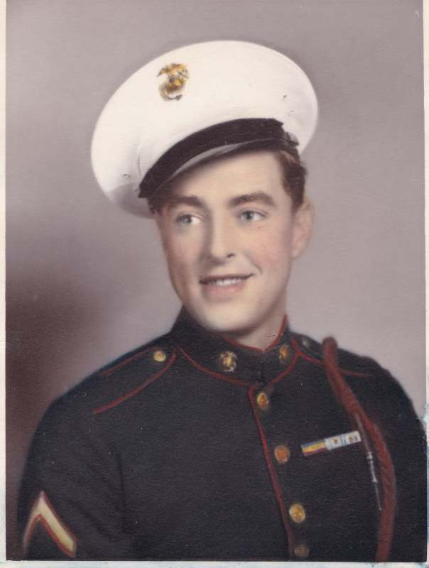 WW2 Colorized 5th Marine Regiment, French fourragère photo - INDIVIDUAL ...