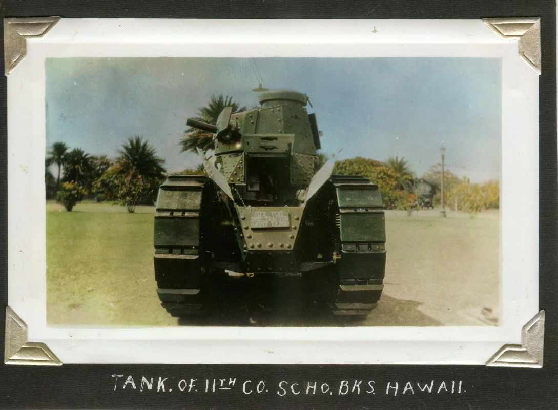 Pineapple Armor - 11th Tank Company, Schofield Barracks, T.H. 1922-1941 ...