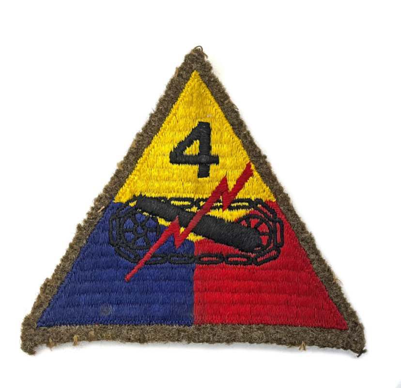Has Anyone Seen A 4th Armored Division Patch Like This? - CAN YOU ...