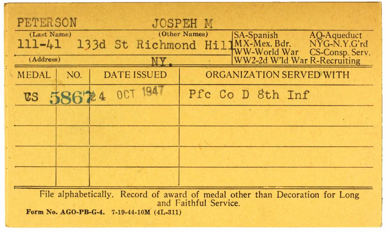 D-Day vet's Conspicuous Service Cross - MEDALS & DECORATIONS - U.S ...