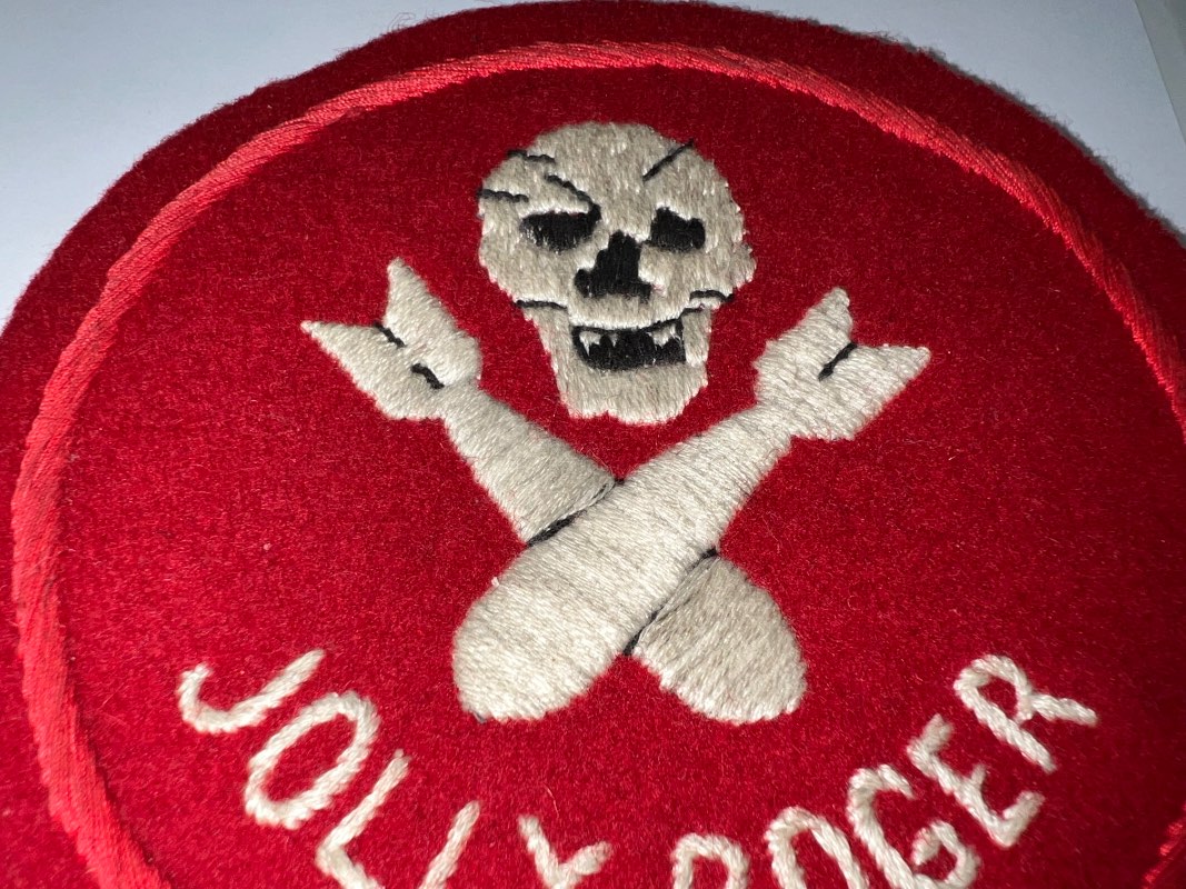 WWII US AAF 400th Bomb Squadron Jolly Roger Patch - Australian Made ...