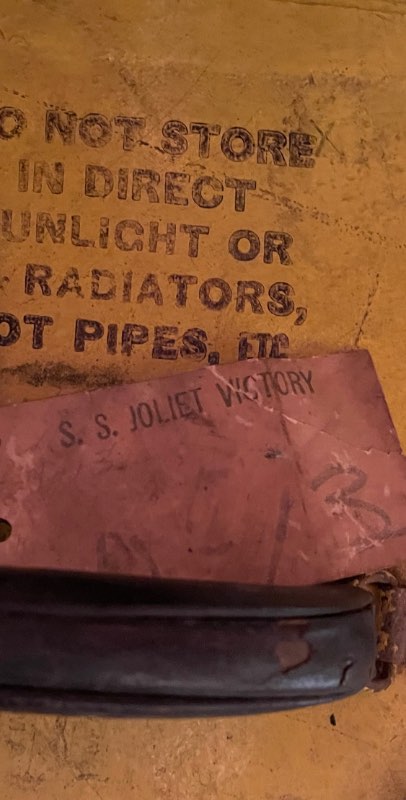 SOS life raft radio from named Liberty Ship - NAVAL SEA SERVICE GEAR ...