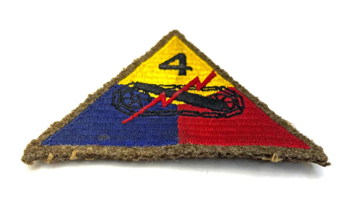 Has Anyone Seen A 4th Armored Division Patch Like This? - CAN YOU ...