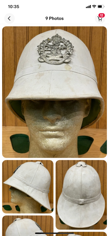 Possible US Pith Helmet - (1866-1890) PLAINS INDIAN WARS - Westward ...