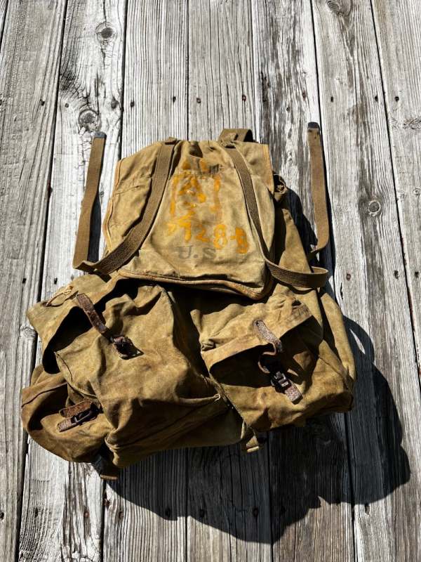 1942 Dated Mountain Rucksack - Unit marked - FIELD & PERSONAL GEAR ...