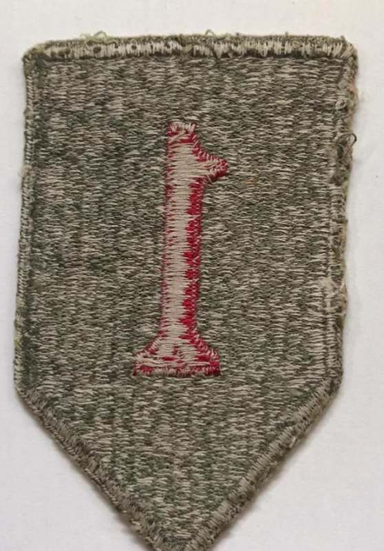 BIG RED ONE PATCH - ARMY AND USAAF - U.S. Militaria Forum
