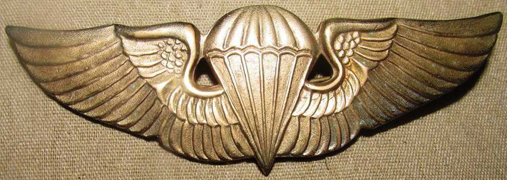 WW2 OSS Det 202 Chinese Commando Paratrooper Wings - AIRBORNE, GLIDER ...