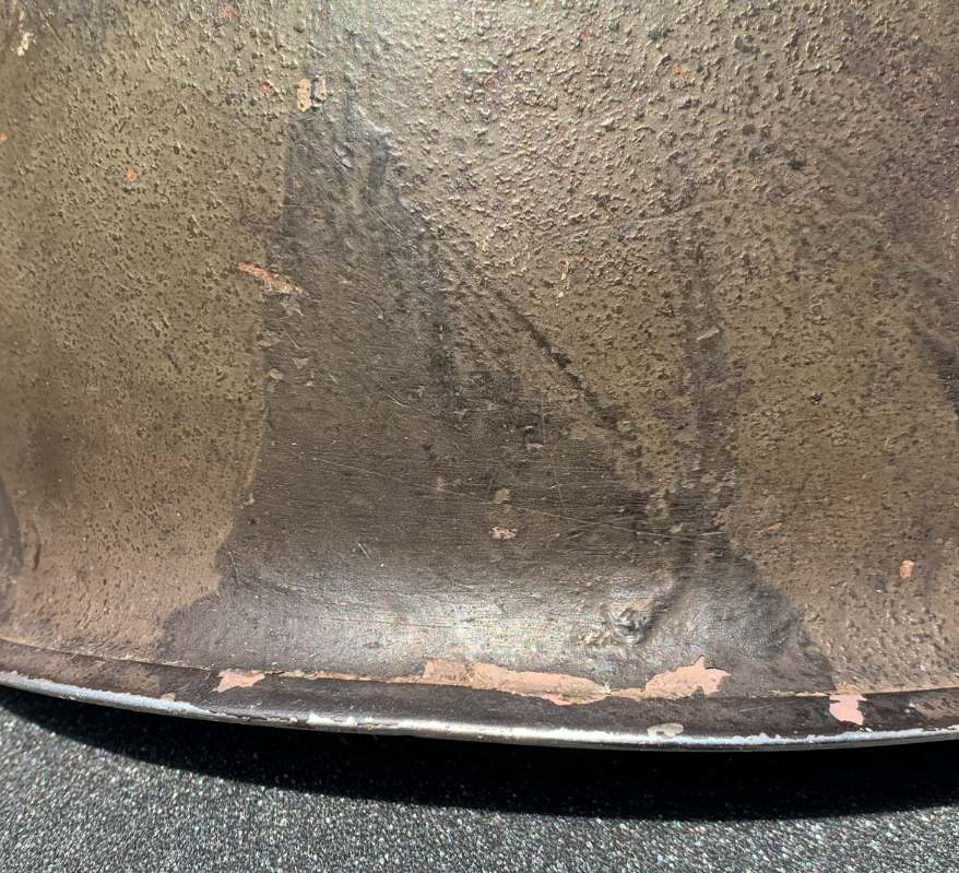 Early Camo Fixed Bail Shell! - M-1; M-1C & M-2 HELMETS - U.S. Militaria ...