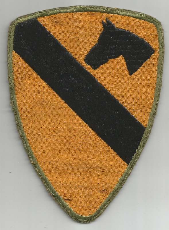 Green Backed 1st Cavalry Patche - ARMY AND USAAF - U.S. Militaria Forum