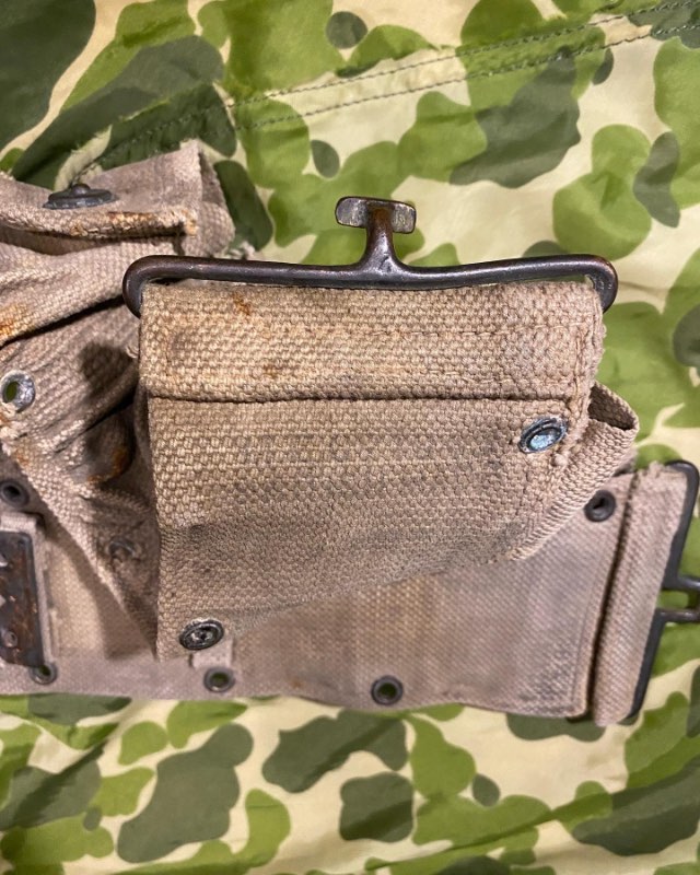 Camouflaged British Made M1923 cartridge belt - FIELD & PERSONAL GEAR ...