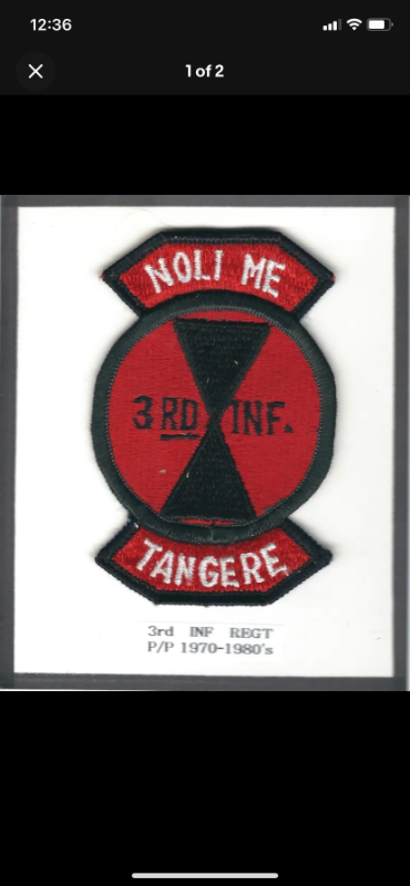 Unknown 3rd Infantry patch - CAN YOU IDENTIFY THIS PATCH? - U.S ...