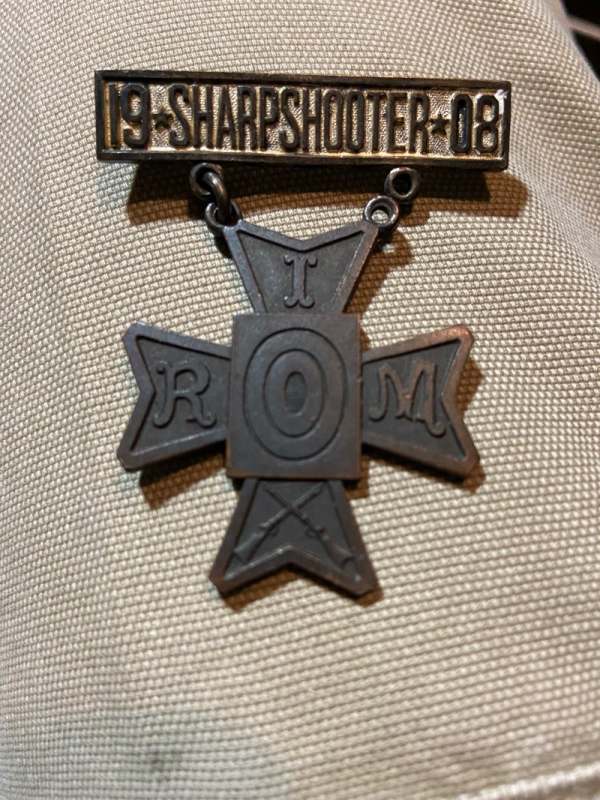 1908 Sharpshooter Badge - ARMY (INCLUDING USAAC/AAF) - U.S. Militaria Forum