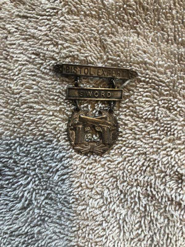 Pistol Expert/Sword Badge - DECORATIONS/VALOR AWARDS - U.S. Militaria Forum
