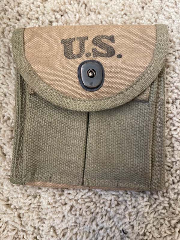 M1 carbine pouch 1943 - FIELD & PERSONAL GEAR SECTION - U.S. Militaria ...