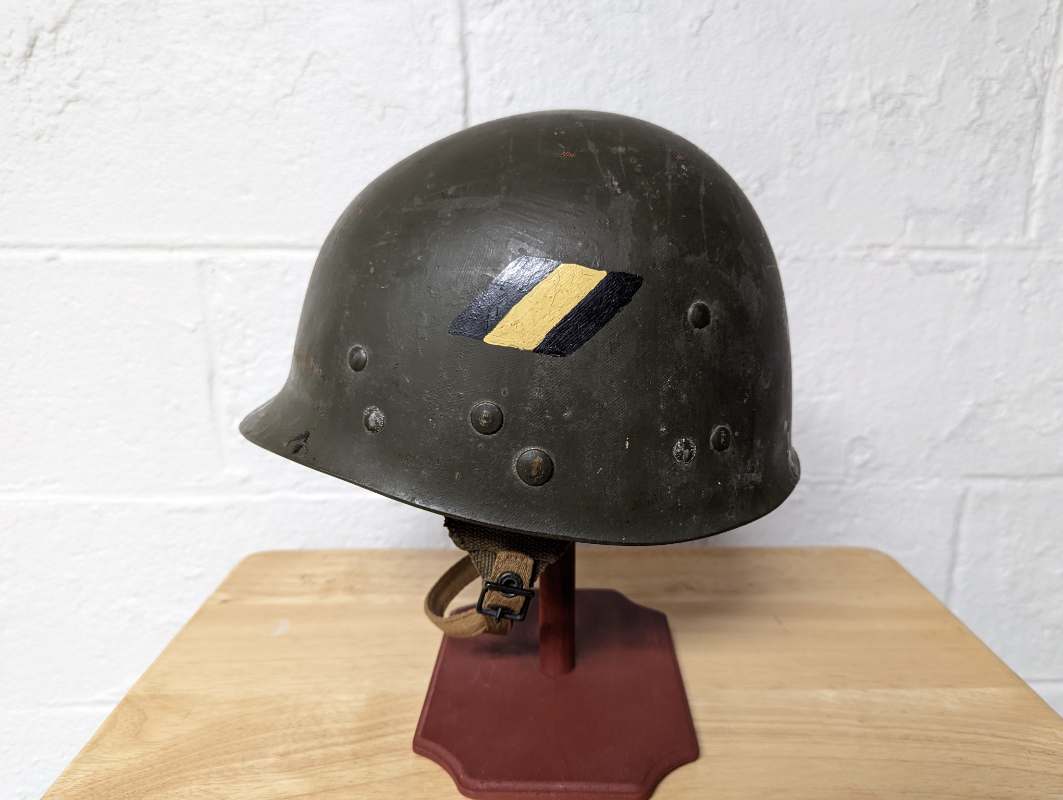 M1C with 48th Div Markings - M-1; M-1C & M-2 HELMETS - U.S. Militaria Forum