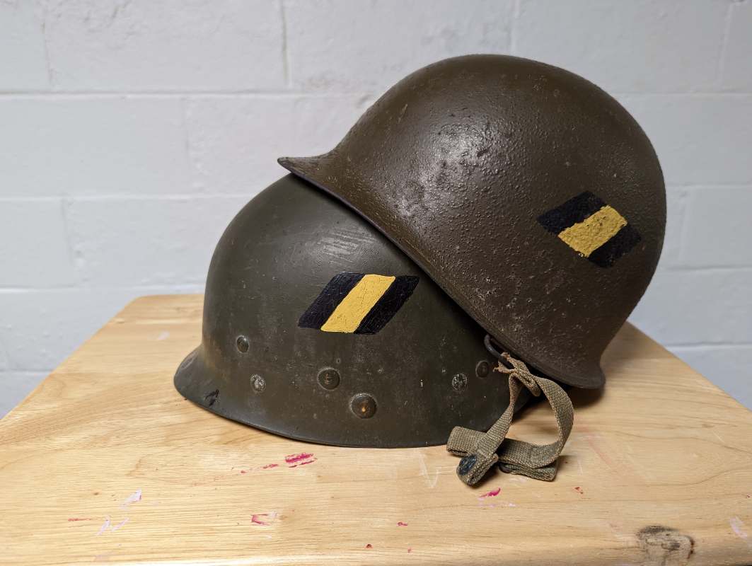 M1C with 48th Div Markings - M-1; M-1C & M-2 HELMETS - U.S. Militaria Forum