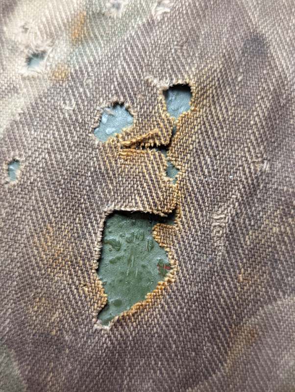 Super Salty Post-WWII USMC Helmet - M-1; M-1C & M-2 HELMETS - U.S ...