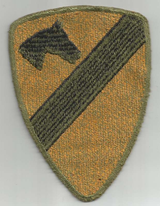 Green Backed 1st Cavalry Patche - ARMY AND USAAF - U.S. Militaria Forum