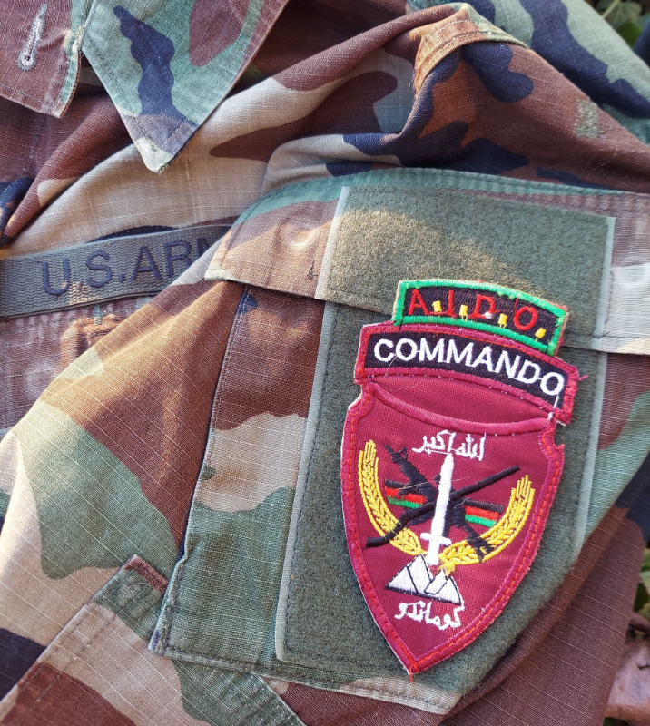 Modified BDU - Named to a US Advisor to Afghan Commando AIDO Program ...