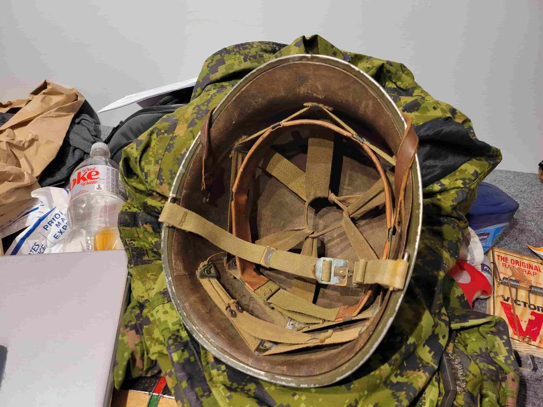 Guess they are still out there, early M1 helmet - M-1; M-1C & M-2 ...