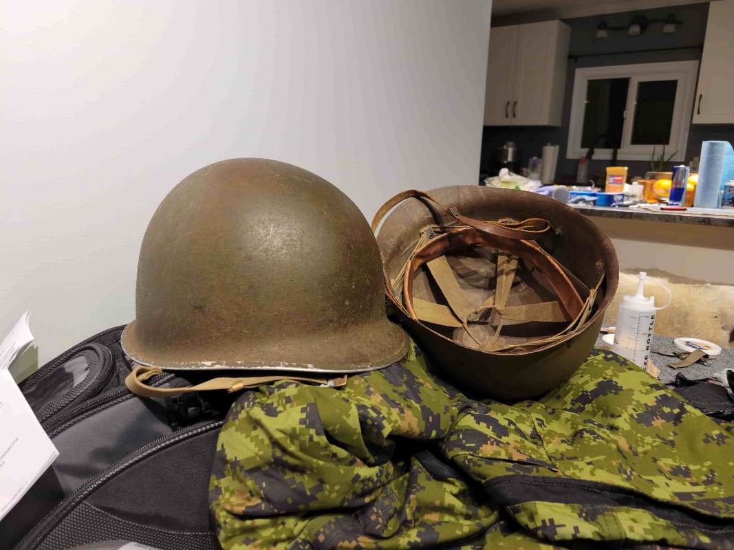 Guess they are still out there, early M1 helmet - M-1; M-1C & M-2 ...