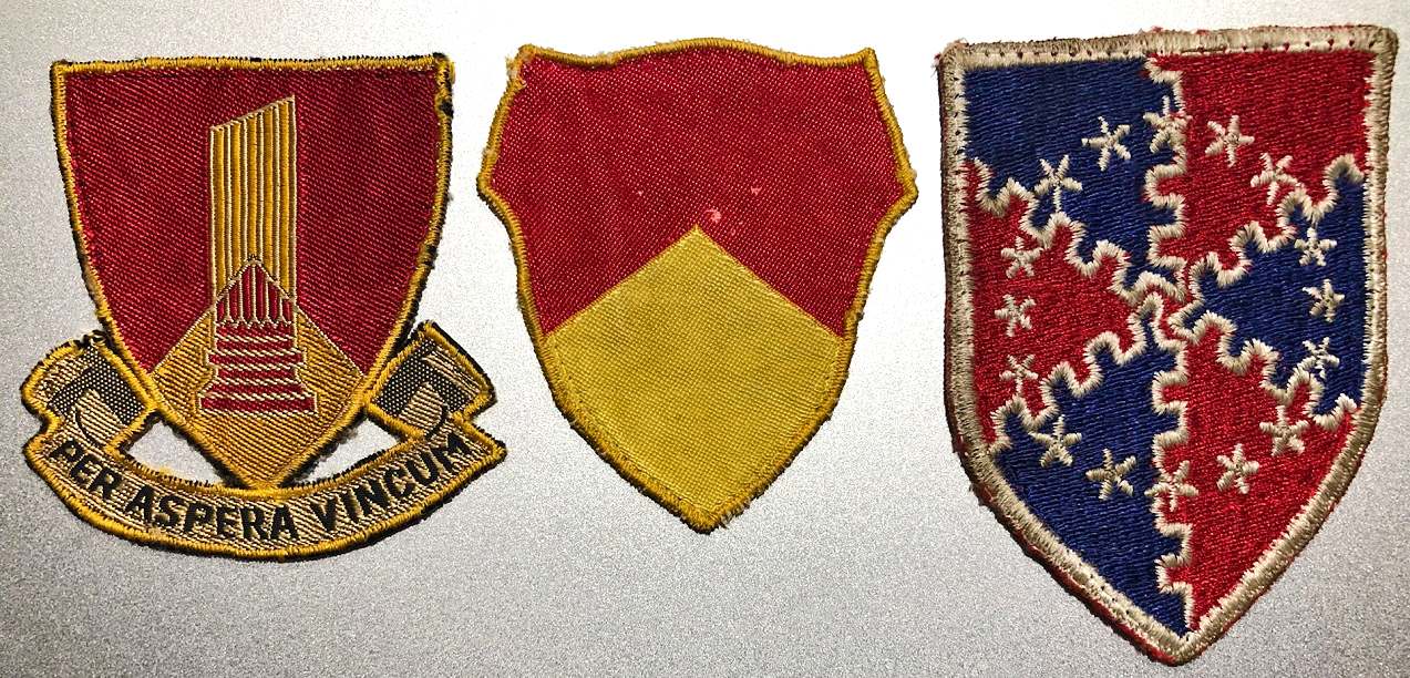 91st AAA,204th FA,534th FA pocket patches - ARMY AND USAAF - U.S ...