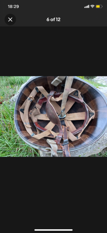 Fake Airborne helmet sold for ~$1,000 - M-1; M-1C & M-2 HELMETS - U.S ...