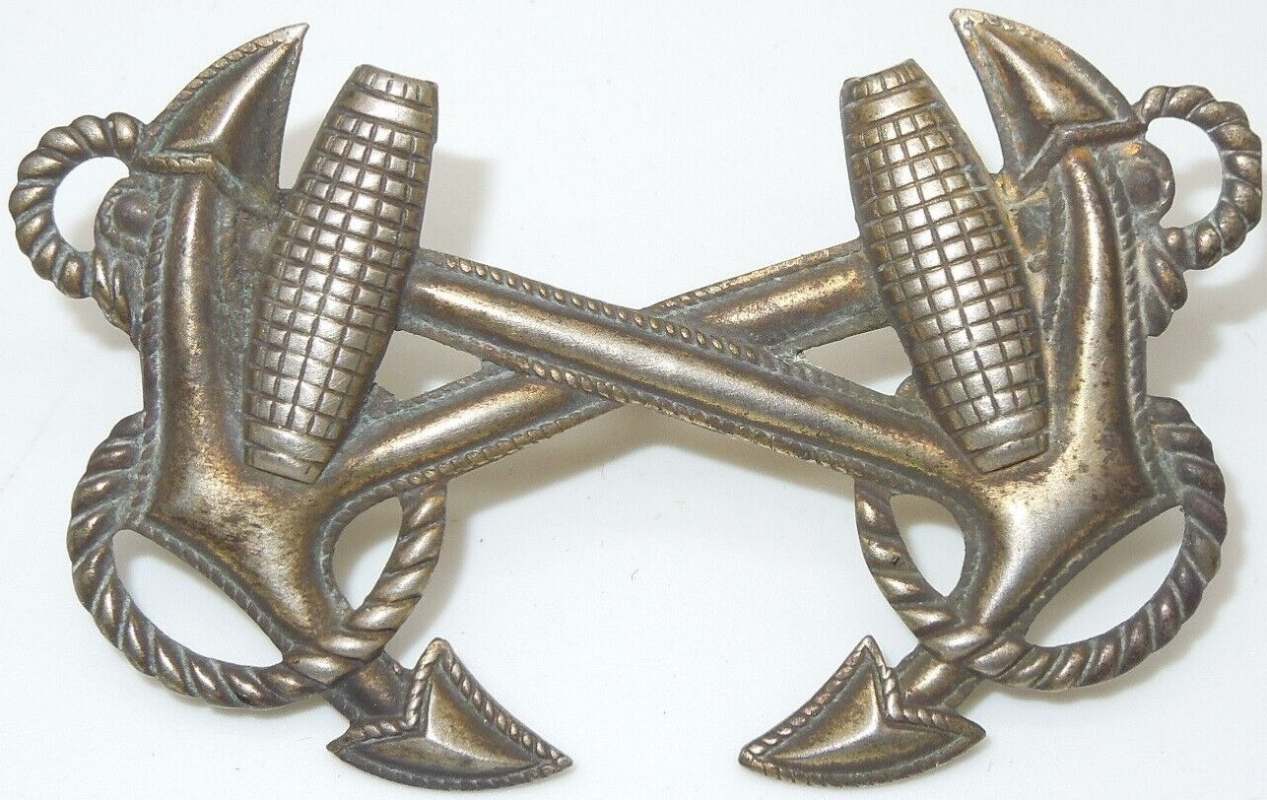 Is this a WW1 USN Warrant Officer cap badge - NAVY, MARINE CORPS, COAST ...