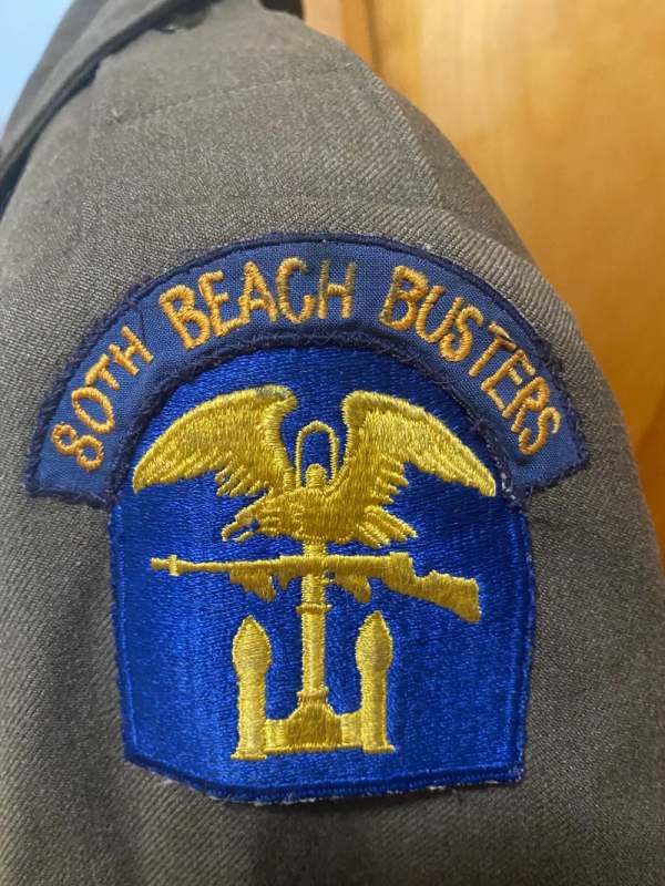 80th Amphibian Tractor Battalion tab - ARMY AND USAAF - U.S. Militaria ...