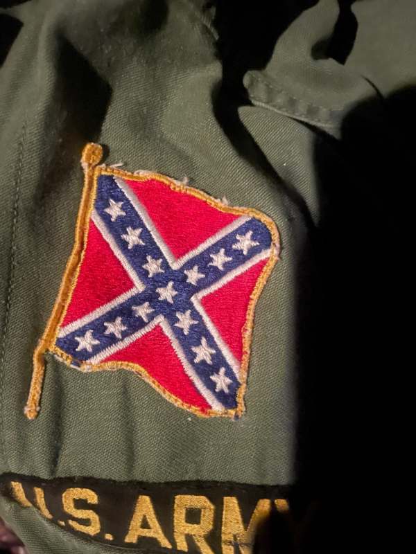 Confederate flag patch on og-107 - ARMY AND USAAF - U.S. Militaria Forum