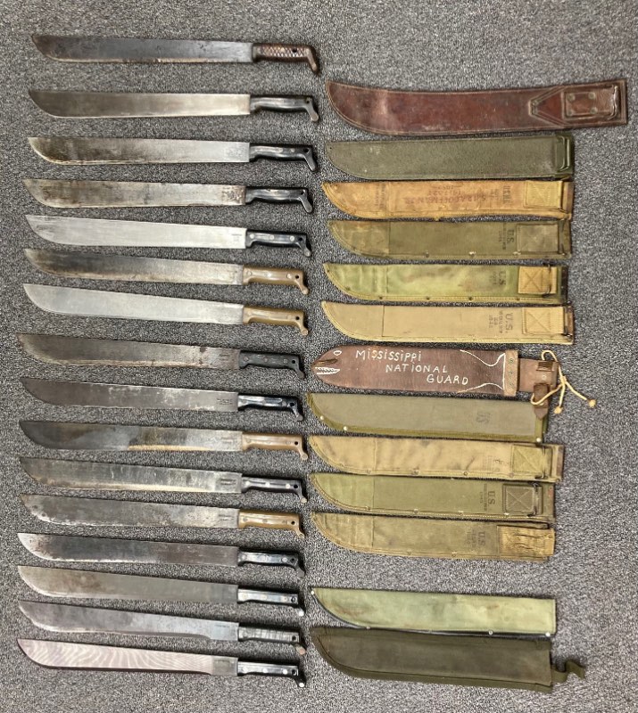 U.S. M1942 Machete Collection - EDGED WEAPONS - U.S. Militaria Forum