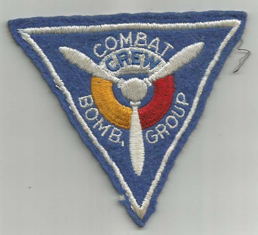 Combat Crew Bomb. Patch that sold on ebay - ARMY AND USAAF - U.S ...