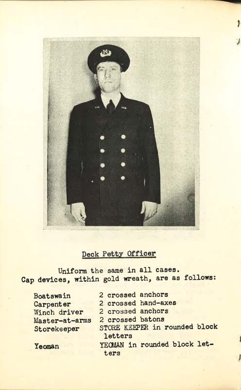 Harbor Boat Service & A.T.S. Army Transport Service Uniforms (1898-1944 ...