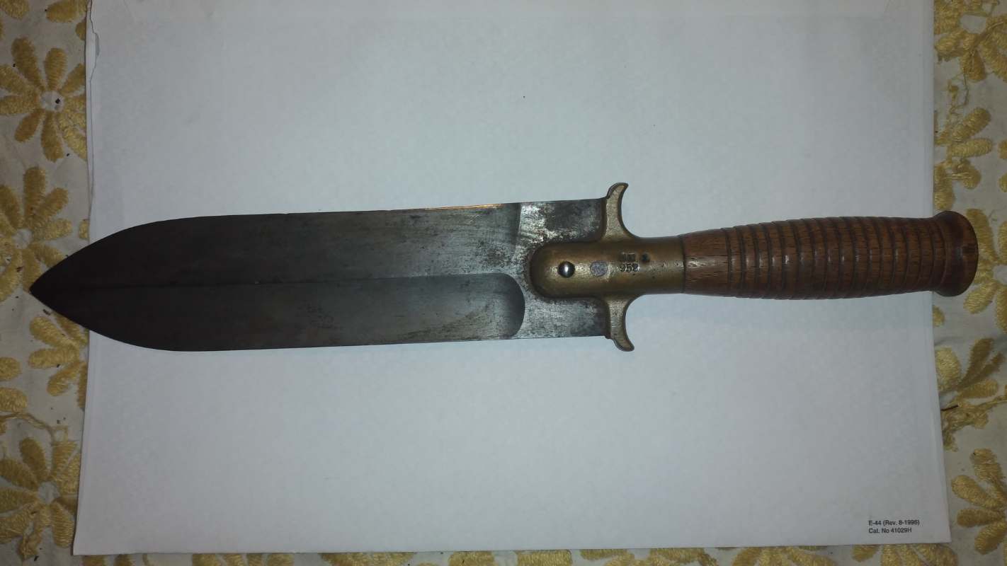 Springfield model 1880 hunting knife - (1866-1890) PLAINS INDIAN WARS ...