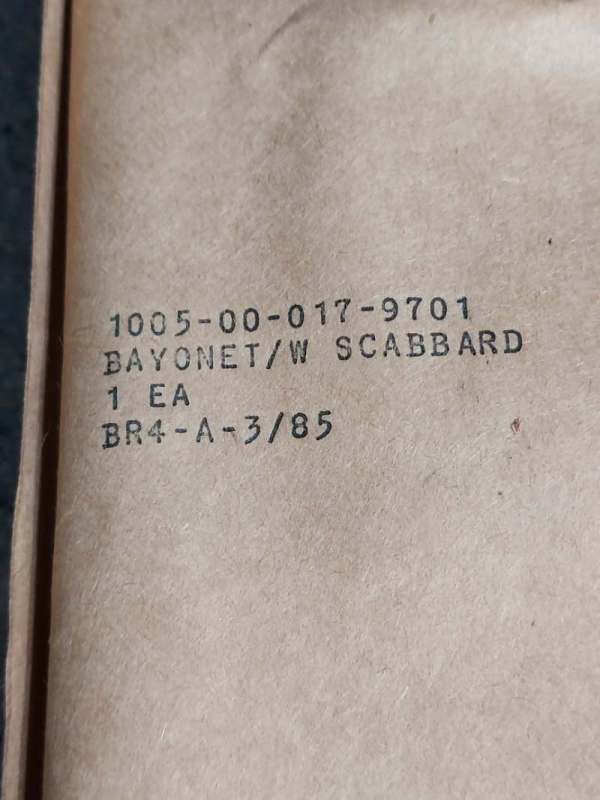 Boxed M7 - EDGED WEAPONS - U.S. Militaria Forum