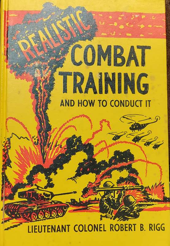 Colorful Book Cover "Realistic Combat Training " - MILITARY EDUCATION ...
