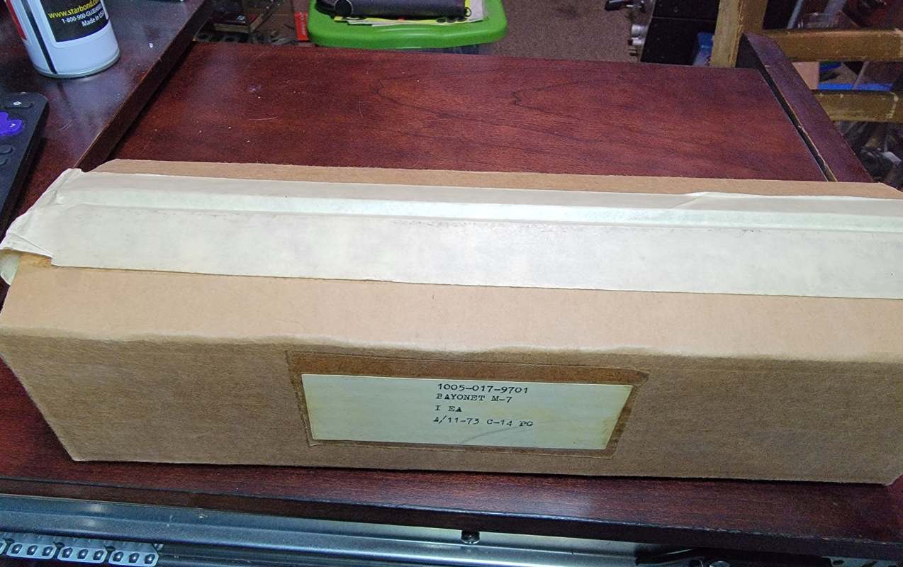 Boxed M7 - EDGED WEAPONS - U.S. Militaria Forum