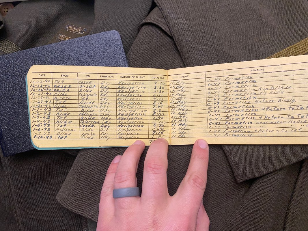 Lt. Alfred H. Bell Prewar/WWII Navigator 15th Air Force - GROUPINGS ...