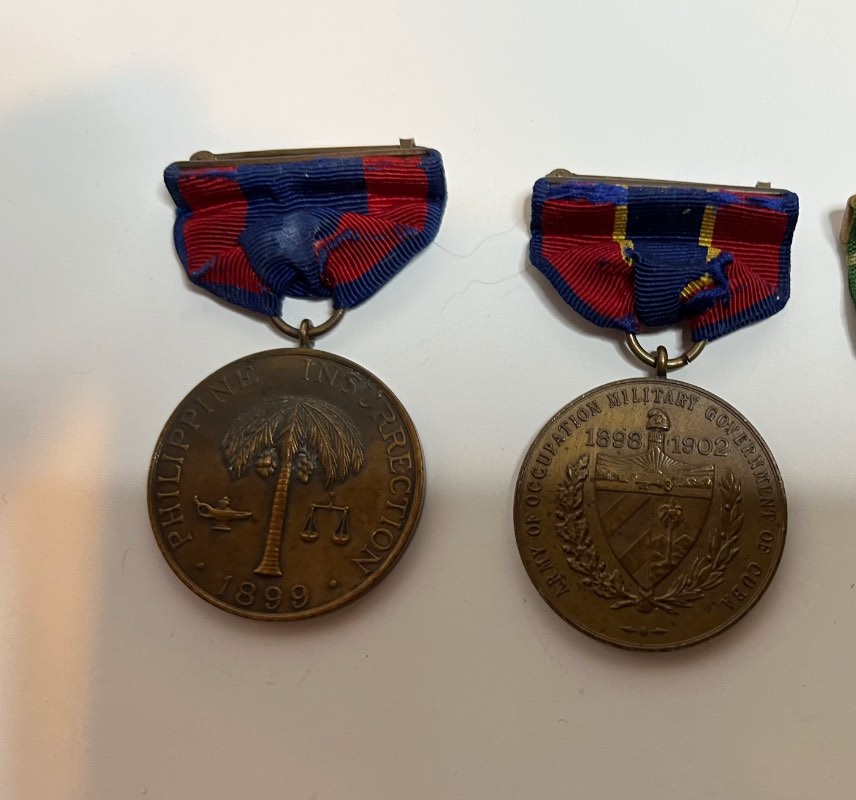 Philippine /Cuba /ww1 numbered medals - CAMPAIGN/SERVICE MEDALS - U.S ...