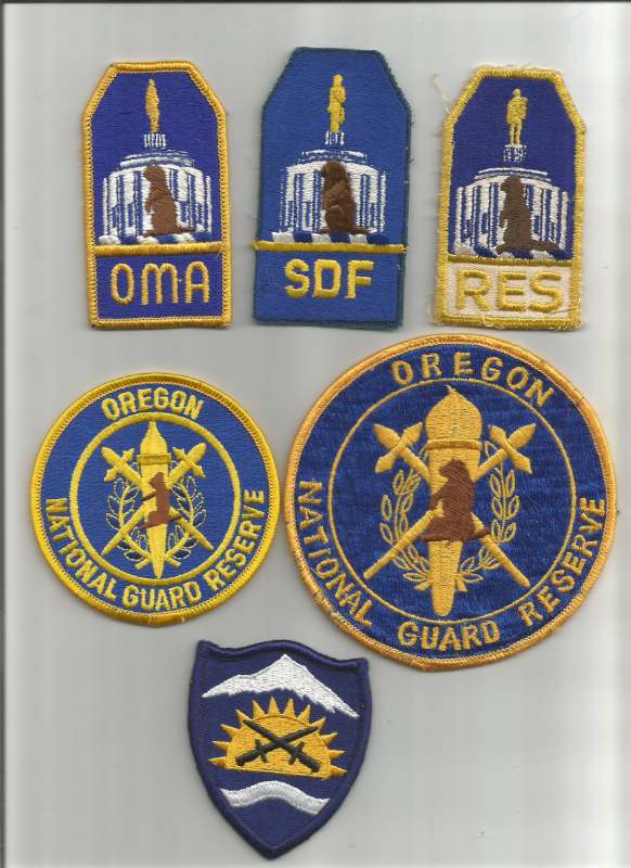 Oregon State Guard Reserve? - CAN YOU IDENTIFY THIS PATCH? - U.S ...
