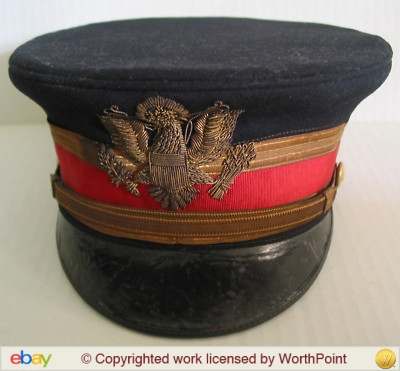 M1902 Dress Blue Officer's Visor - UNIFORMS - U.S. Militaria Forum