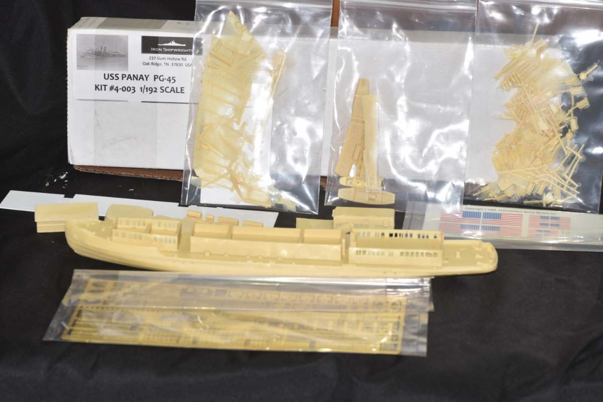 USS Panay (PR-5), 1928 Yangtze Patrol Gunboat, 1:192 scale resin kit ...