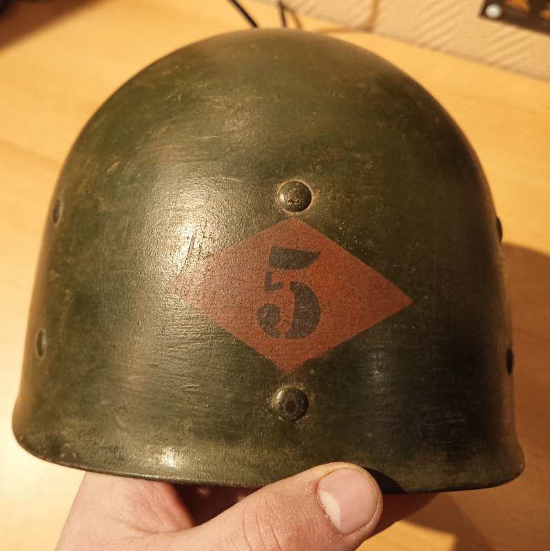 5th Rangerbatallion engineers helmet - M-1; M-1C & M-2 HELMETS - U.S ...