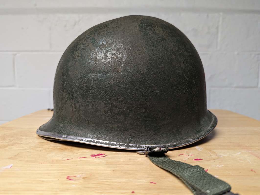 Help with helmet markings? - M-1; M-1C & M-2 HELMETS - U.S. Militaria Forum