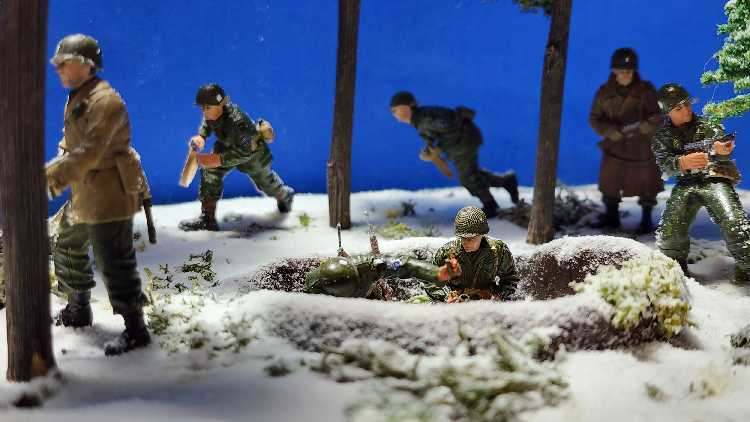 101st Airborne Division in The Bois Jacques - MODELING - U.S. Militaria ...