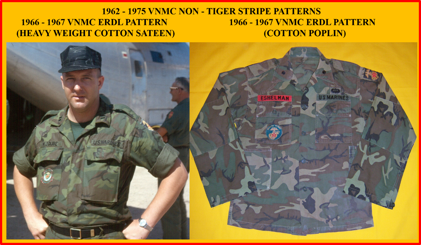 1954-1975 US MARINE VNMC ADVISOR TIGER STRIPE UNIFORM PATTERNS AND ...