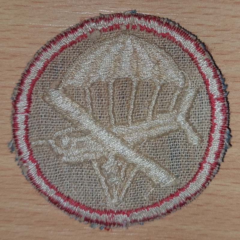 Paraglide Garrison Cap Patch for an Officer - ARMY AND USAAF - U.S ...