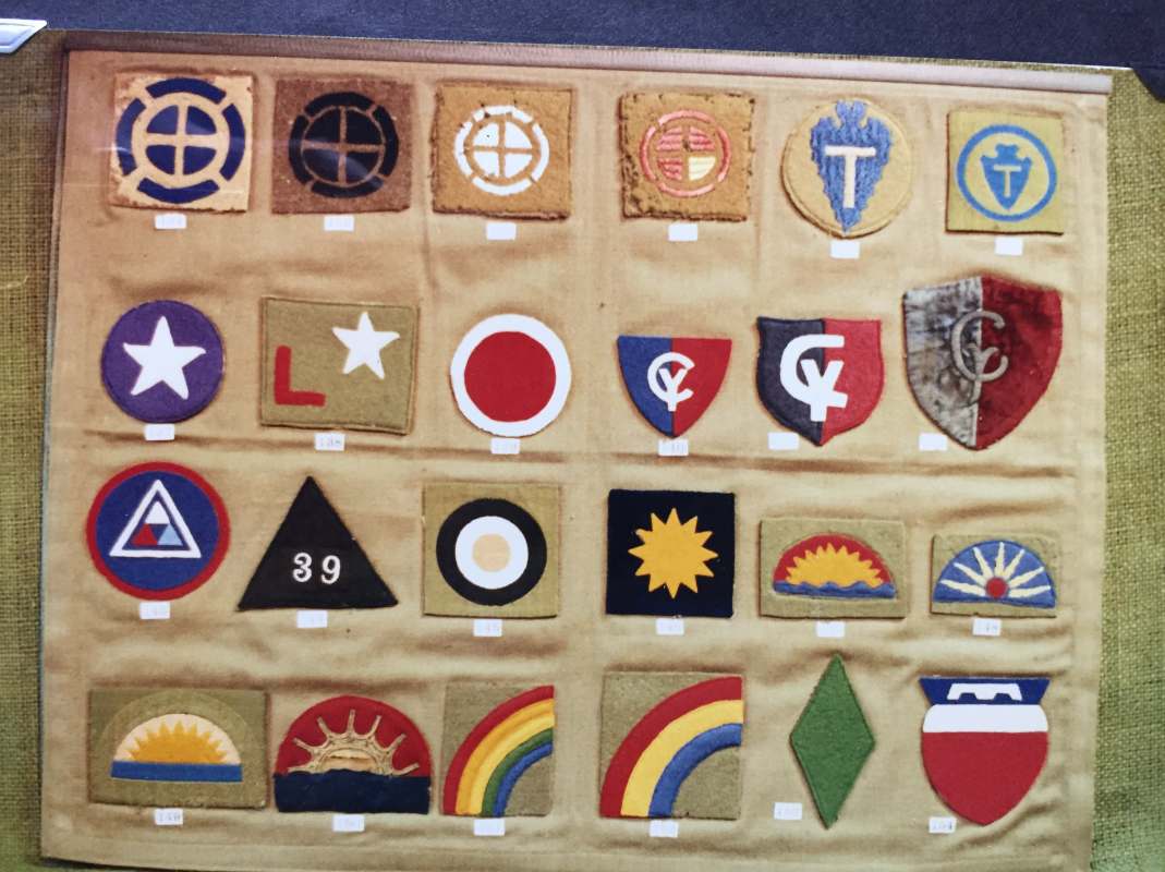Centurian Auctions WW1 patches mounted on boards - ARMY AND USAAF - U.S ...