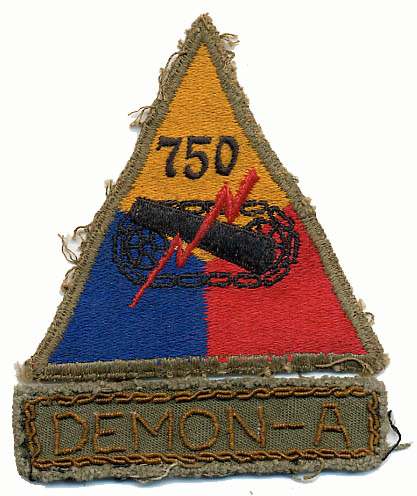 750th Tank Bn - "Demon" - ARMY AND USAAF - U.S. Militaria Forum